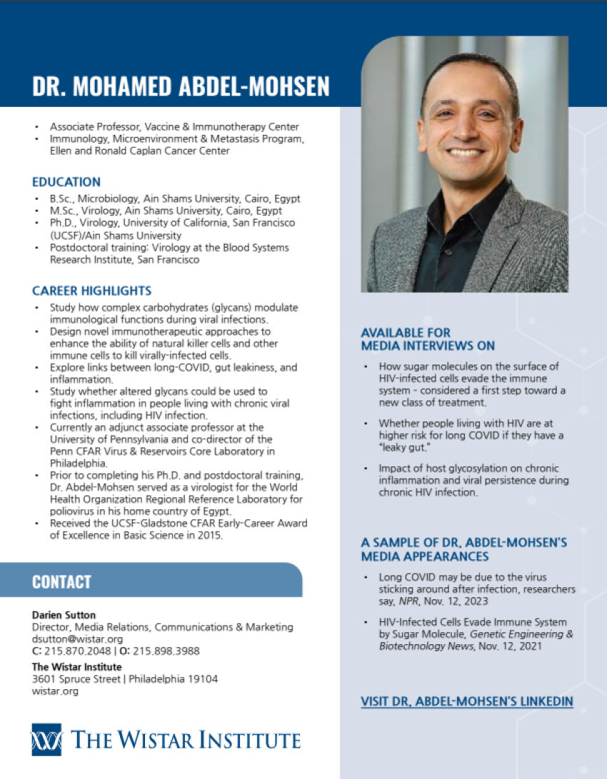 News - The Wistar Institute