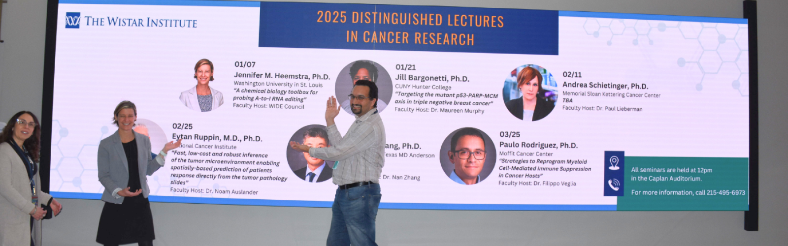 The Wistar Institute Hosts Dr. Jen Heemstra, Renowned Researcher ...